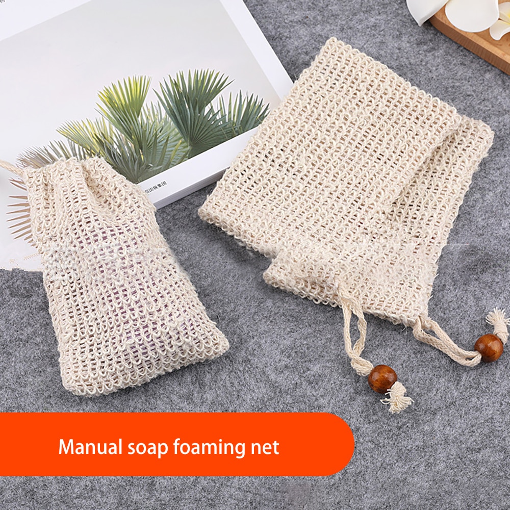 Natural Ramie Shower Exfoliator Sponge Pouch Comfo... – Grandado