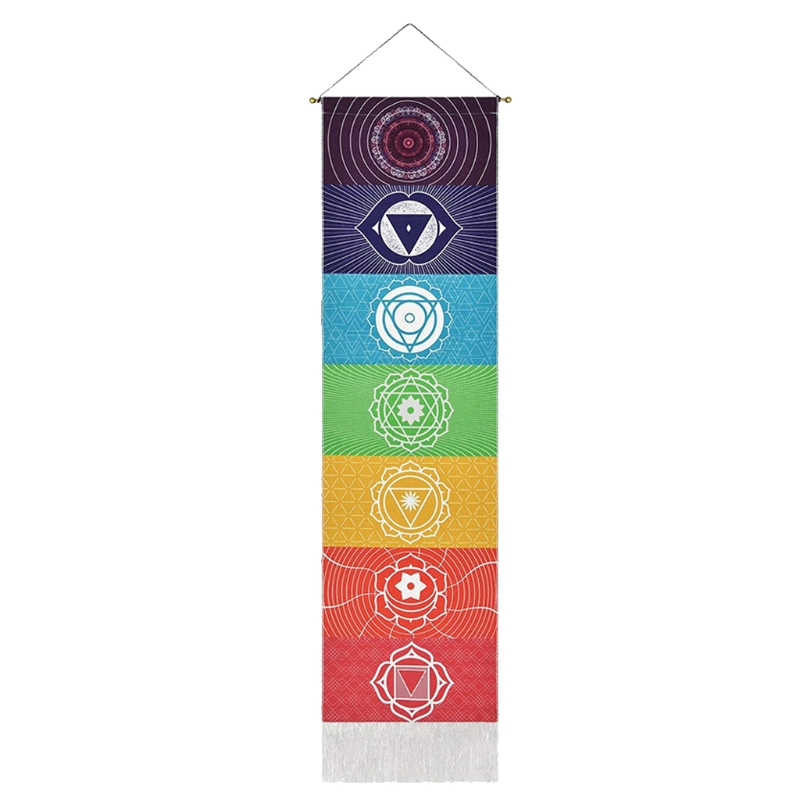 7 Chakra Mandala Tapestry Yoga Meditation Banners ... – Vicedeal