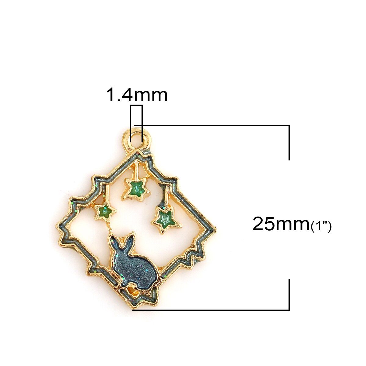 Doreenbeads Zink Gebaseerde Legering Charms Cirkel... – Grandado