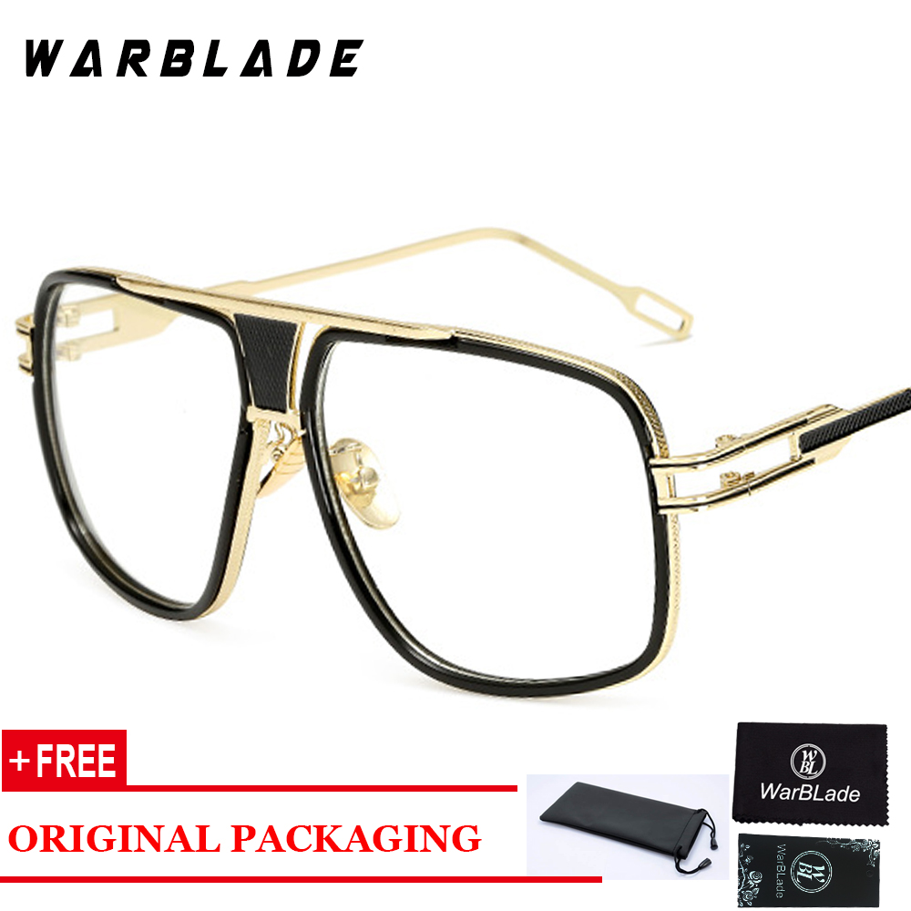 Warblade Brand Big Glasses Frames For Men Clear Me... – Vicedeal