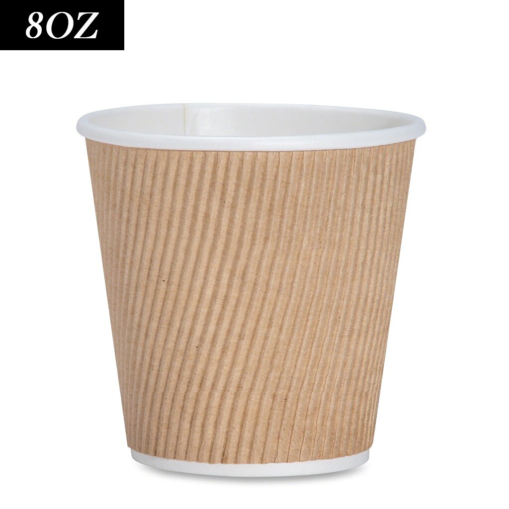 Paper 50 Pack 8/12 Oz Paper Cups White Disposable ... – Grandado