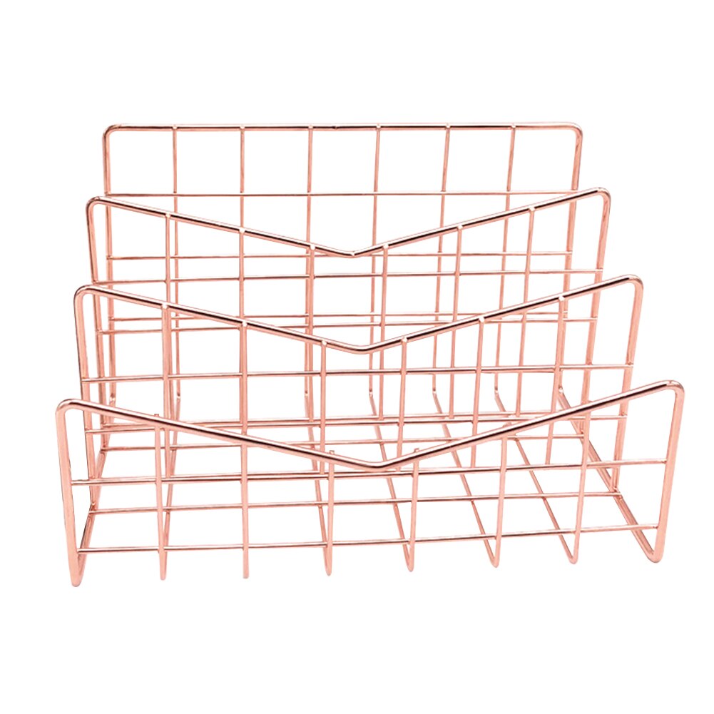 Nordic Metal Storage Basket Minimalist Book Organi... – Grandado