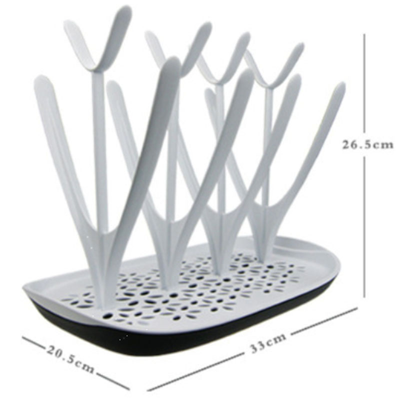 Baby Bottle Drying Rack Proof Storage Box Draining... – Grandado