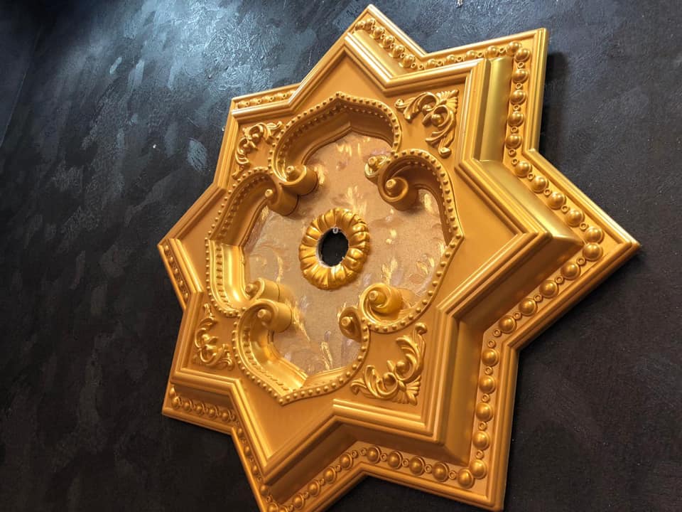 Decogold 60 * 60 cm star Palace ceiling accessory ... – Grandado