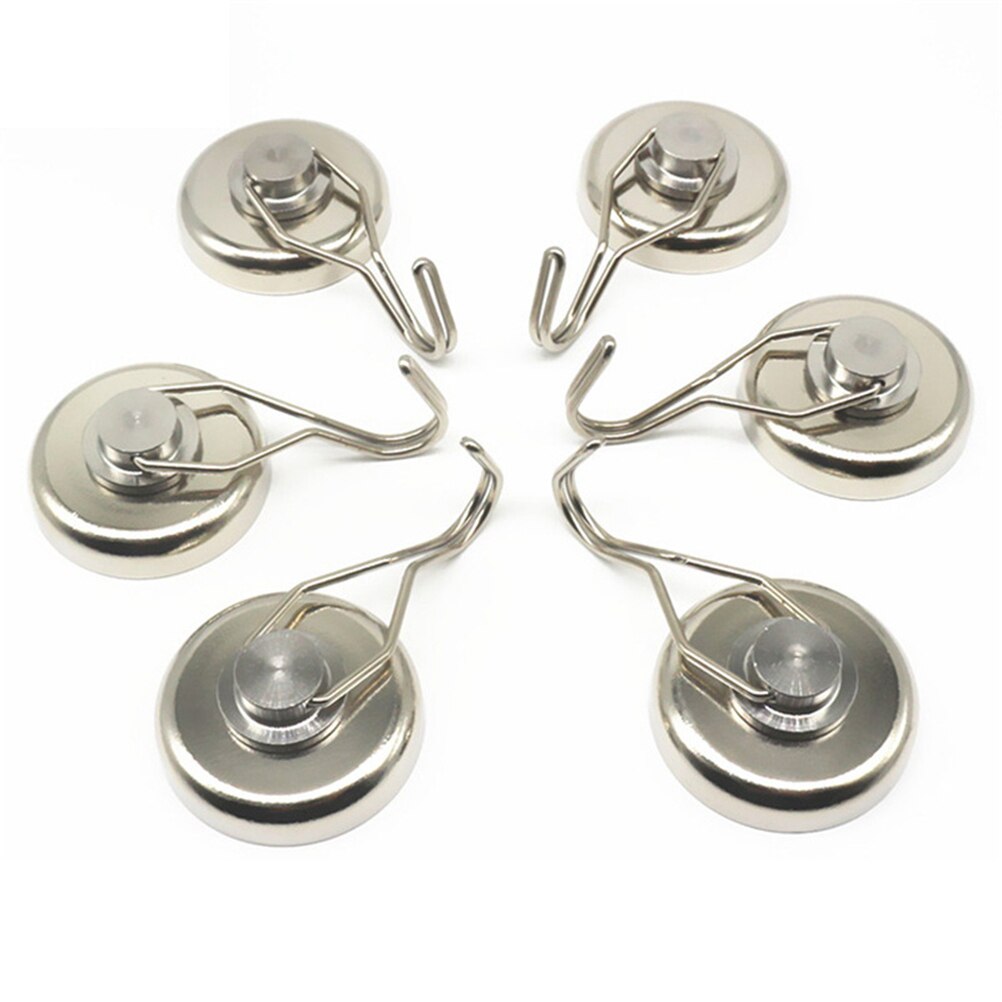 5pcs 360 Degree Swivel Magnetic Hooks Heavy Duty M... – Grandado