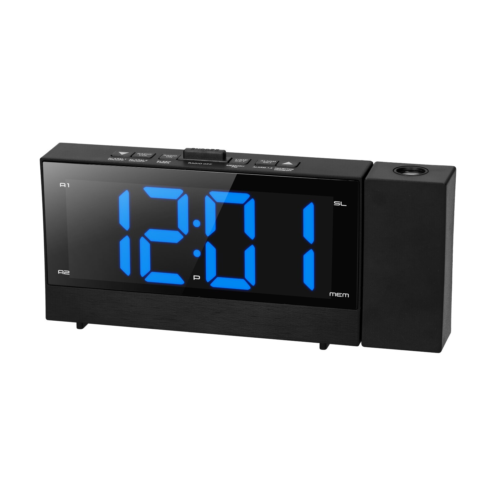 KKmoon 6.4inch Digital Projection Alarm Clock 180 ... – Grandado