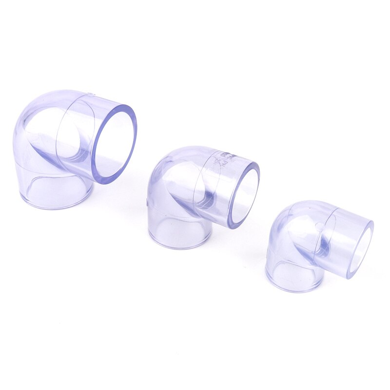 1pc Inner Dia 20/25/32mm PVC Transparent 90/45 Deg... – Vicedeal