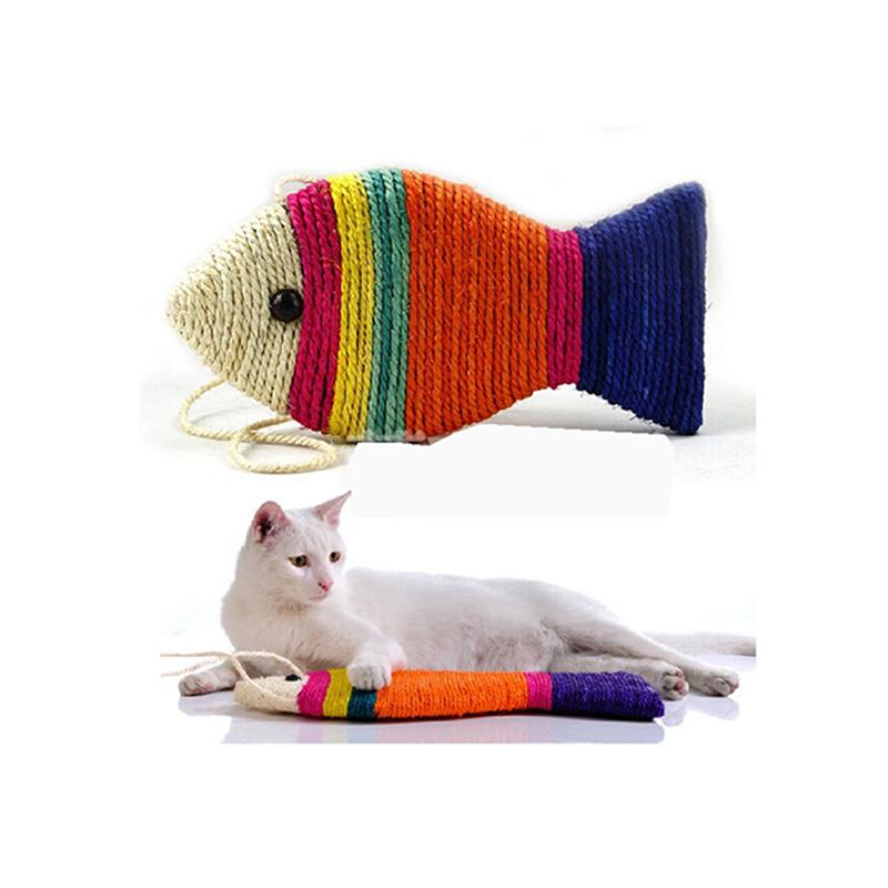 Fish Shape Cat Toys Cat Scratch Board Scratching P... – Grandado
