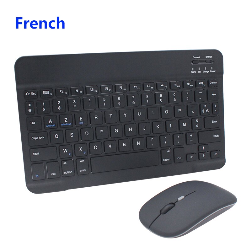 10 Inch Wireless Keyboard Bluetooth Keyboard Mouse Grandado