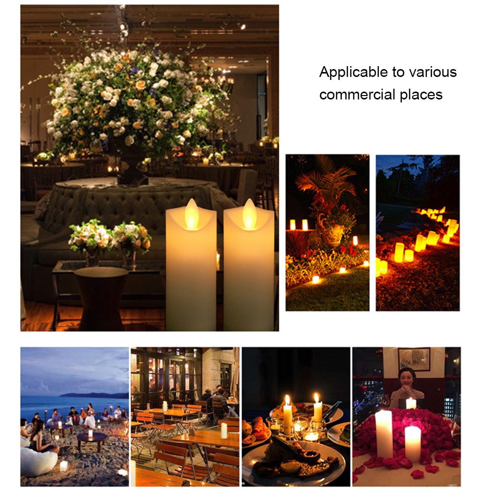 LED Flameless Candles , 1PCS LED Candle Light Batt... – Grandado