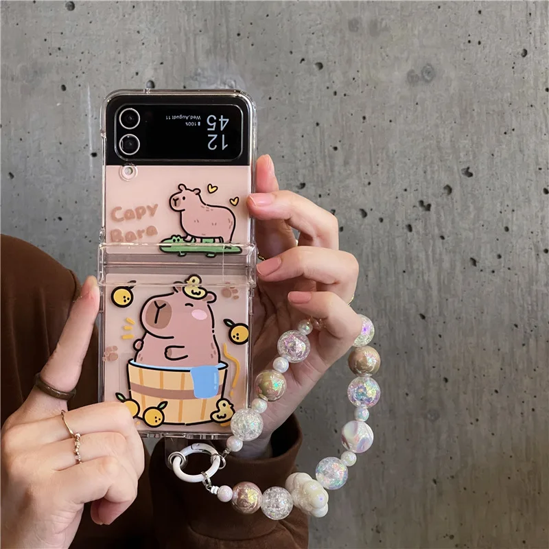 Cartoon Leuke Douche Capibara Telefoon Case voor S... – Grandado