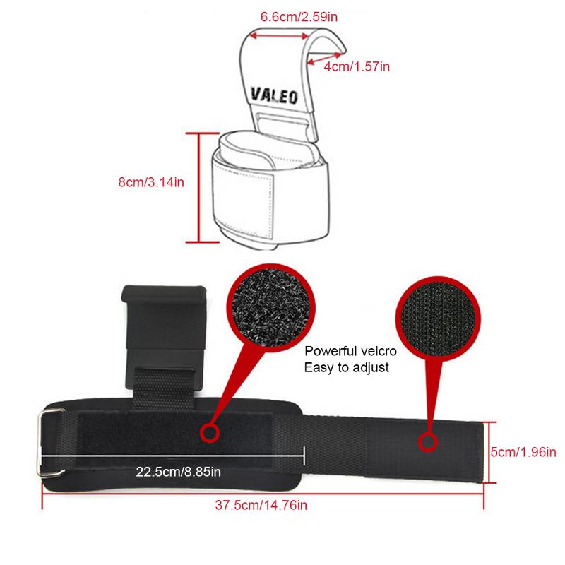 1 Paar Pull Back Power Haak Fitness Harde Pull Pul... – Grandado
