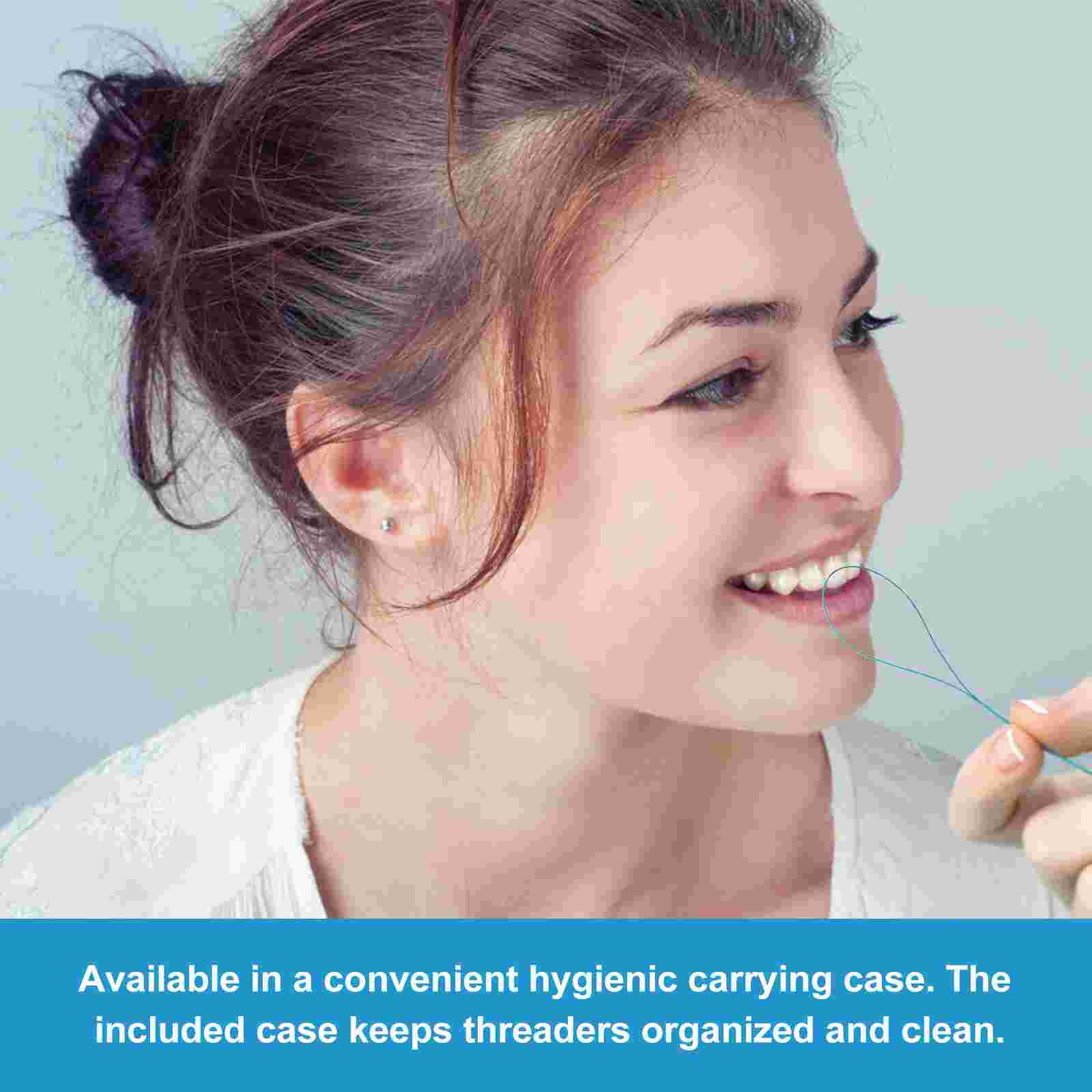 105Pcs Floss Threaders Tools for Cleaning Implants... – Grandado