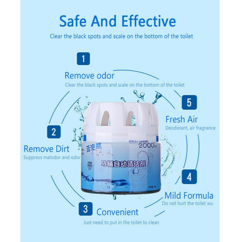 Magic Automatic Toilet Cleaner Flush Bottled Helpe... – Grandado