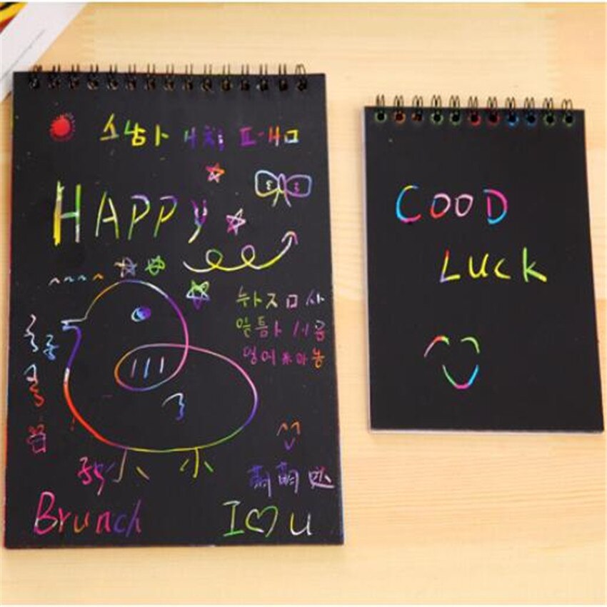 1Pcs Magic Color Scratch Art Paper Book Coloring S... – Grandado