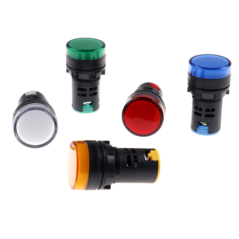 1pcs 12V AC and DC 22mm Panel Mount LED Power Indi... – Grandado