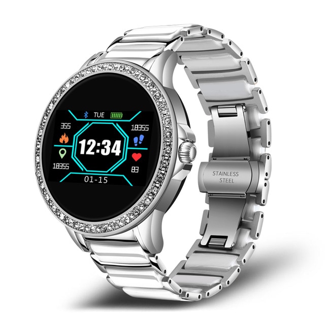 Women's Smart Watch Full Steel Screen Women Girl S... – Vicedeal