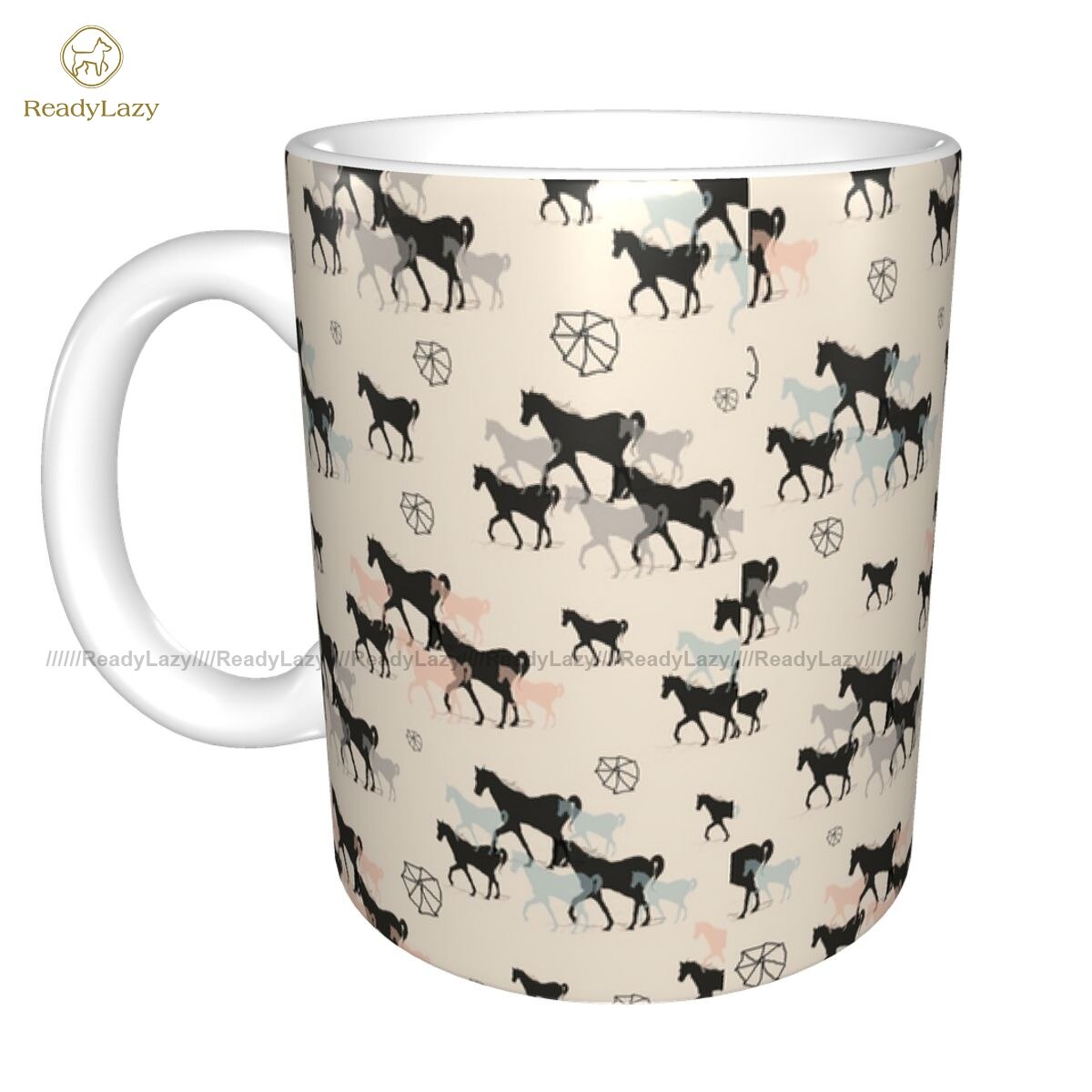 Horse Mug Fun Mug Pottery Office Cups – Grandado