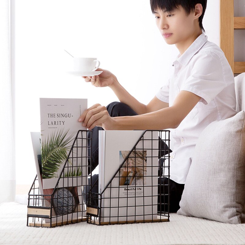 Paper Holder Office Metal Mesh Document Storage Ba... – Vicedeal