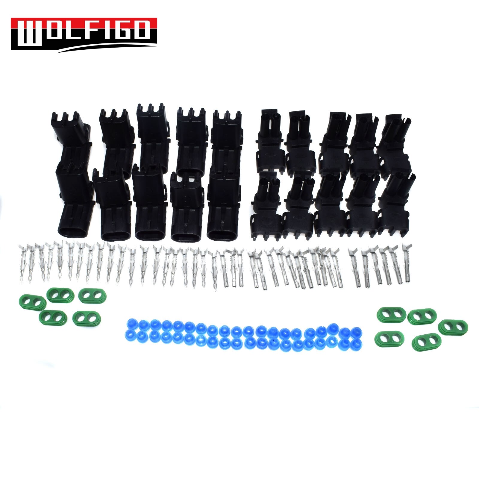 WOLFIGO 1 SET/ 2 SETS/10 SETS 2 Way / Pin Male &am... – Grandado