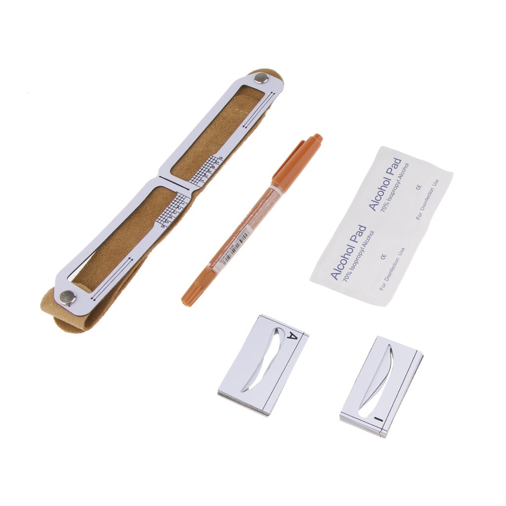 Eyebrow Stencil Ruler kit -Includes 9 Group Eyebro... – Grandado