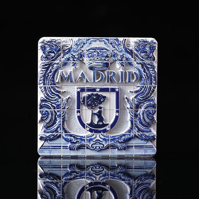 Madrid Spain Fridge Magnets Stickers Tourist Souve... – Grandado
