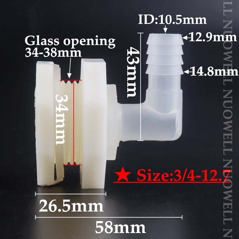 3Pcs G3/4" Aquarium Inlet Water Drain Joint Fish T... – Grandado