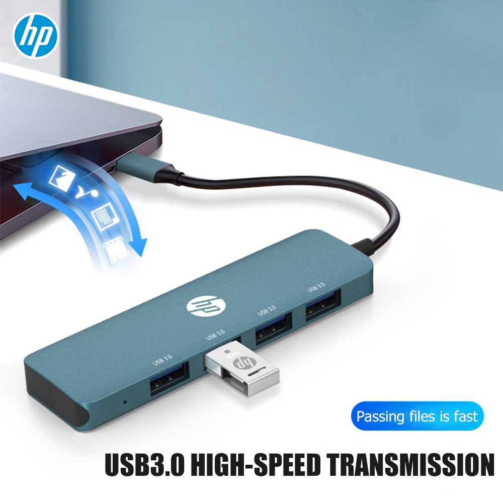 HP USB 3.0 Type C Hub for MacBook Pro Laptops Type... – Grandado
