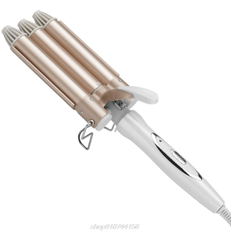 Water Ripple 3 Barrel Hair Waver Curling Iron Deep... – Grandado