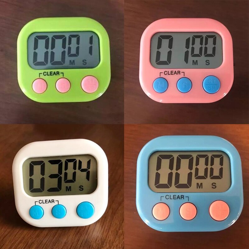 1pc Magnetic LCD Digital Timer Countdown Timer Ala... – Grandado