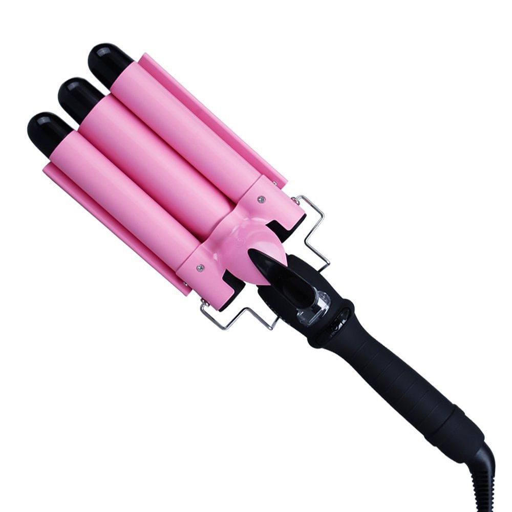 25mm Hair Curling Iron Ceramic Triple Barrel Hair ... – Vicedeal