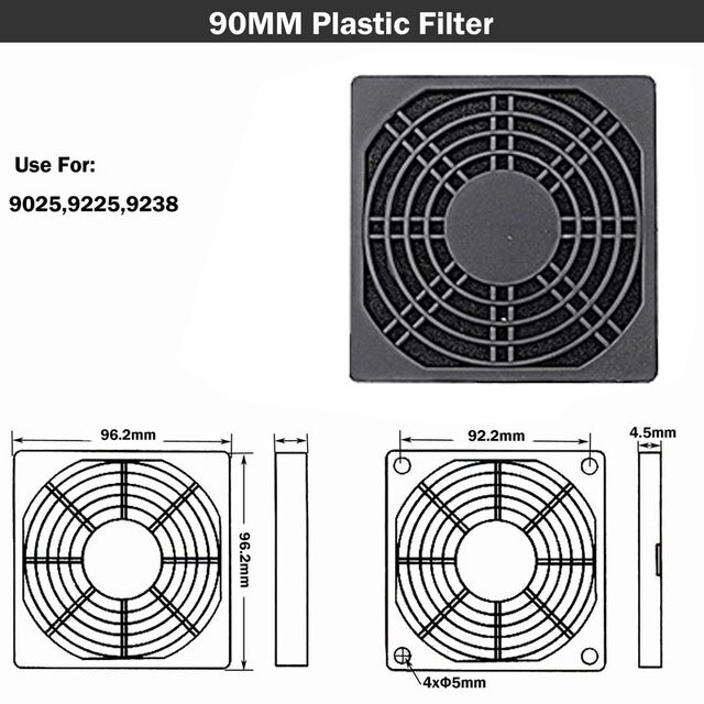 Case Fan Stoffilter Cover 120Mm Grille Pc Computer... – Grandado