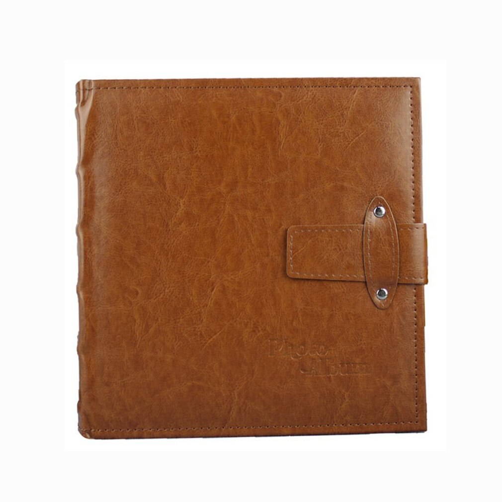 6 Inch Leather Vintage Photo Album 200 Inlay Photo... – Grandado