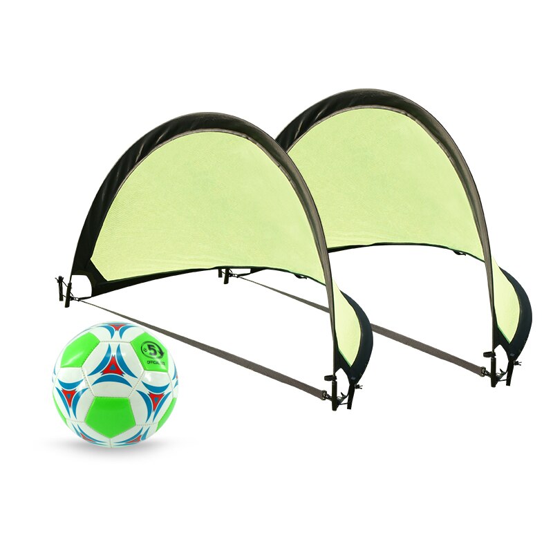 WISHOME Kids Pop Up Soccer Goal Set with Size4 Foo... – Grandado