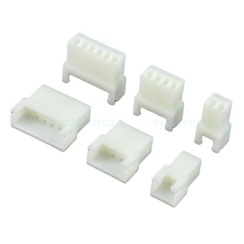 20Pcs XH2.54 TJC3 Female Connector Housing 2.54mm ... – Grandado