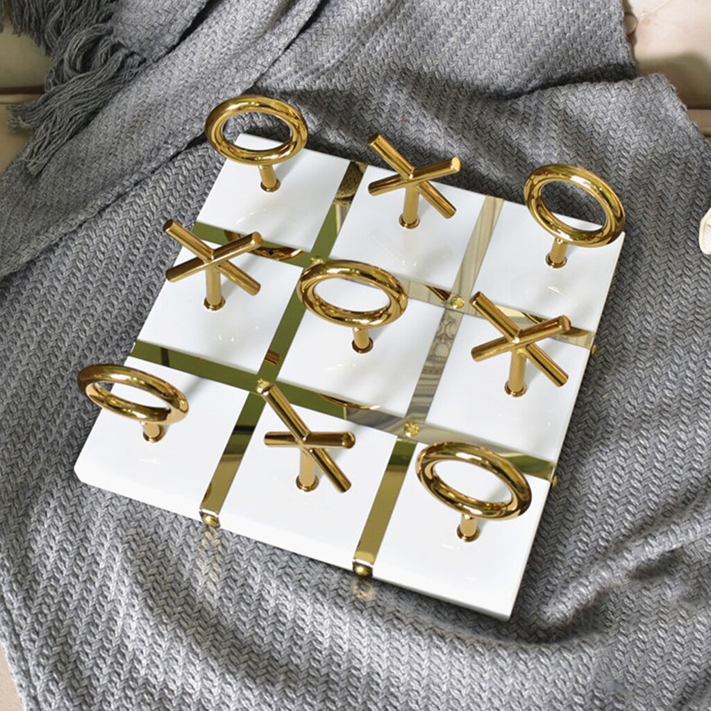 Noughts and Crosses Board Games XO Board Game XO C... – Vicedeal