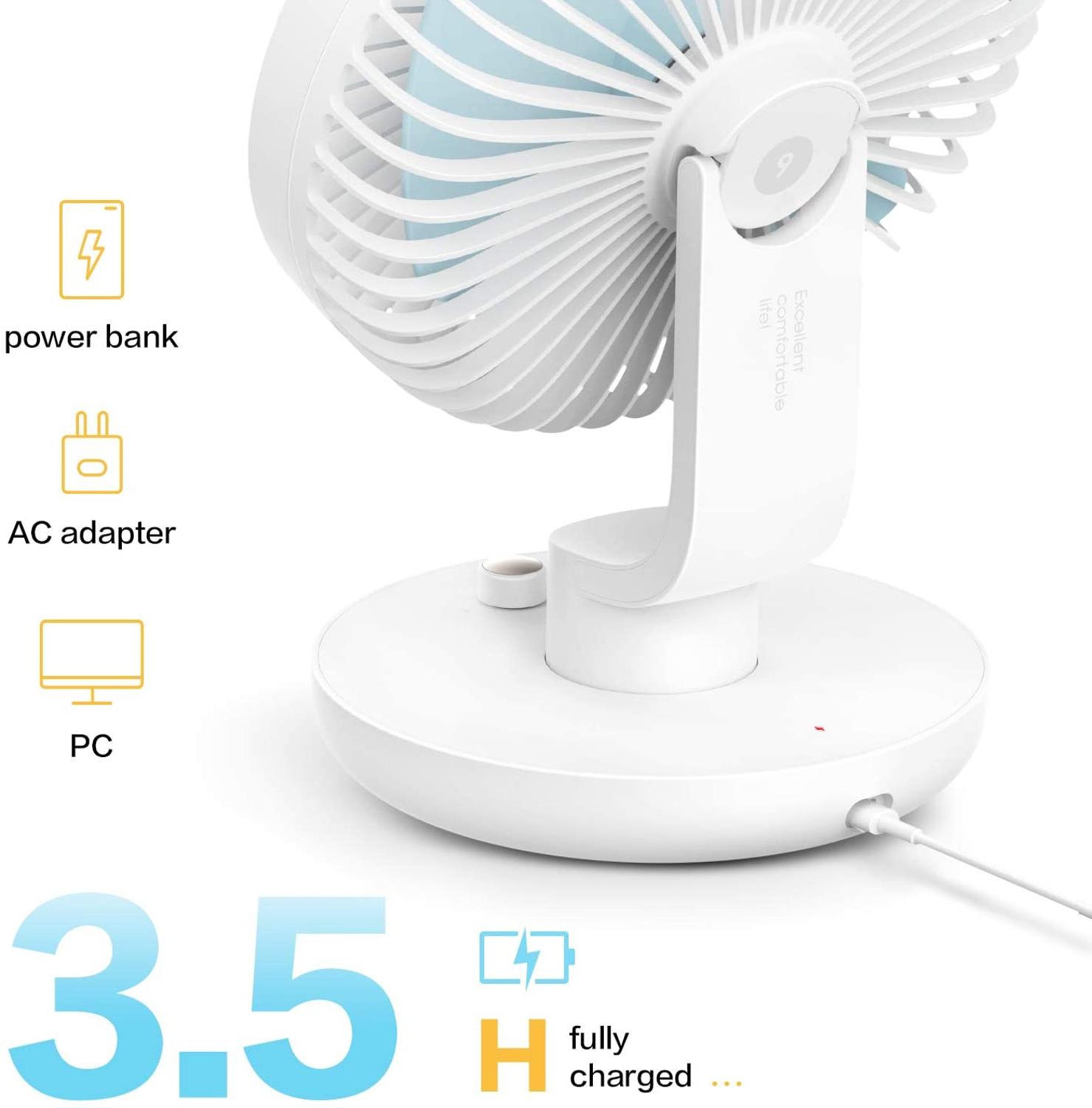 Mini USB Desk Fan Best Cooling Perfect Strong Airf... – Grandado