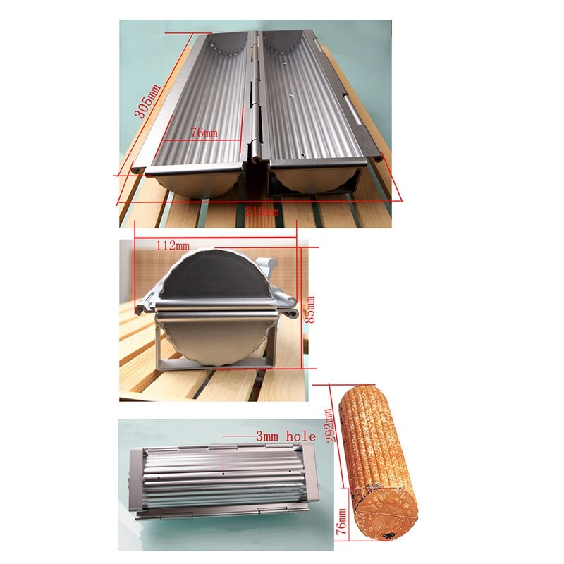 Aluminum Bread Mold Loaf Pan Bread Pan Cylinder Sh... – Grandado