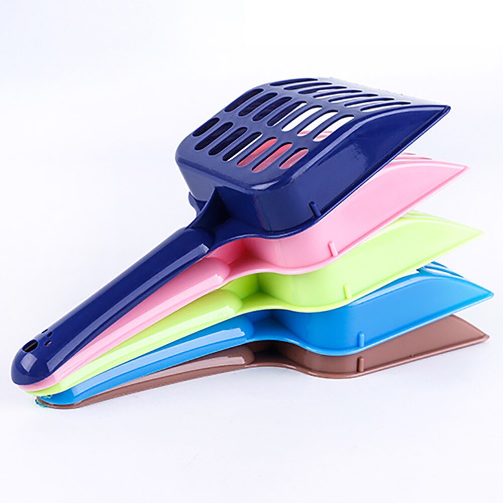 Solid Color Kitten Cat Litter Tray Scoop Sifter Sh... – Vicedeal