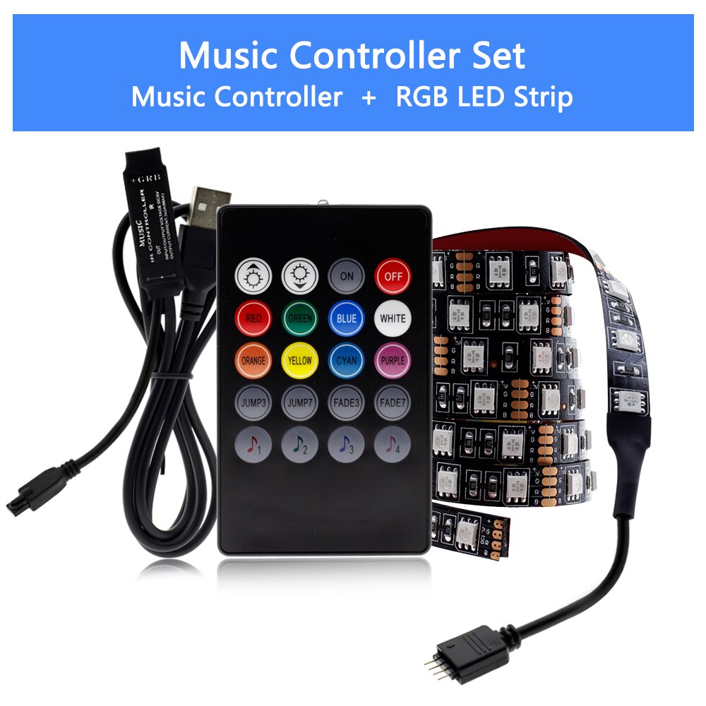 USB LED Strip 5050 RGB Changeable LED TV Backgroun... – Grandado