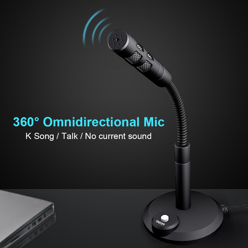 Q12 USB Desk Microphone Gooseneck Omnidirectional ... – Grandado