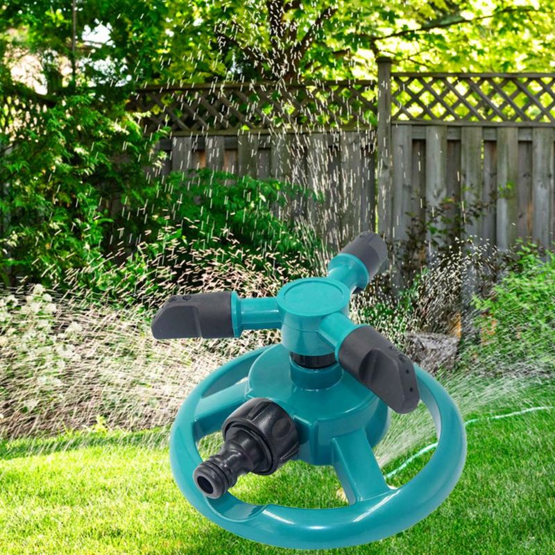 3 Nozzles Arm Automatic Irrigation 360° Rotating L... – Grandado