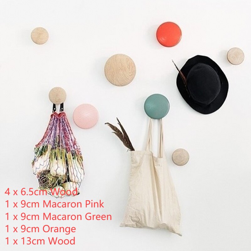 Multifunctionele Hout Haak Muur Kapstok Muur Hout ... – Grandado