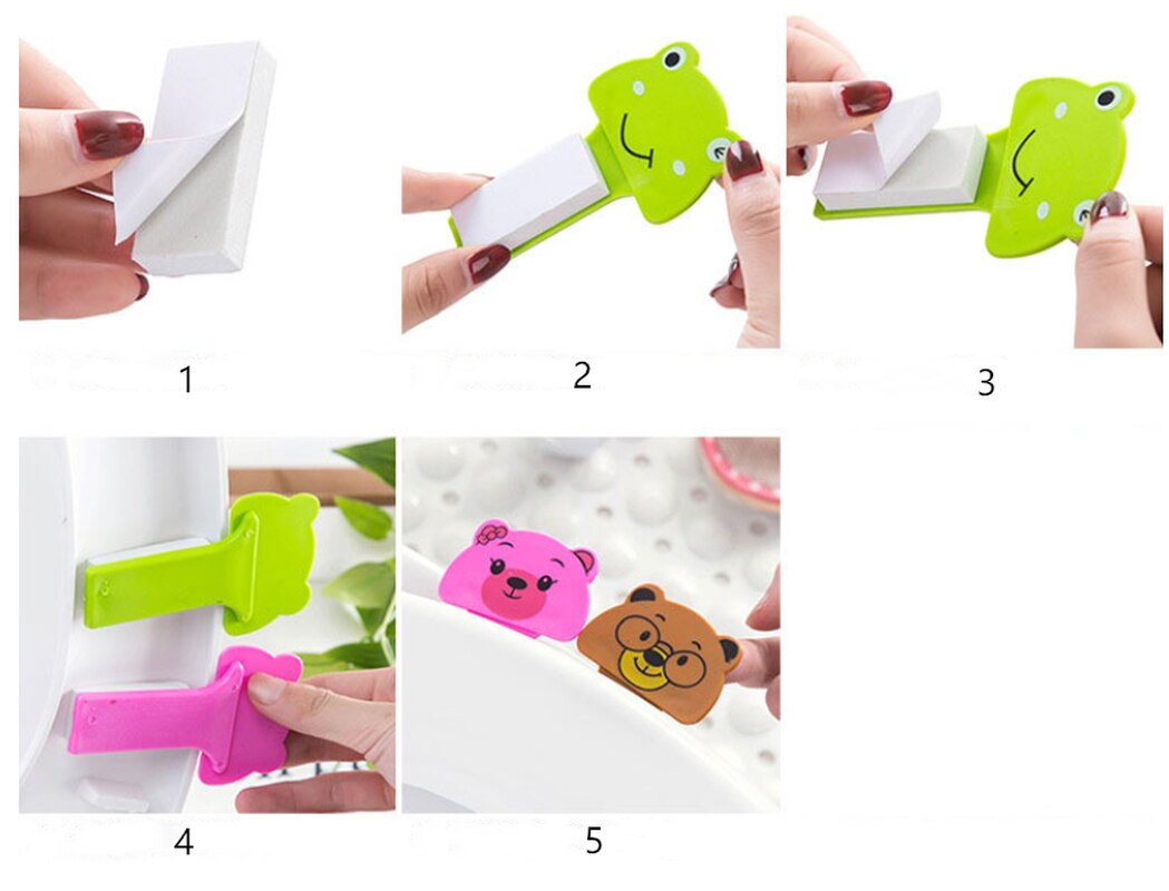 1 Pcs Leuke Cartoon Wc Cover Lifting Apparaat Badk... – Vicedeal
