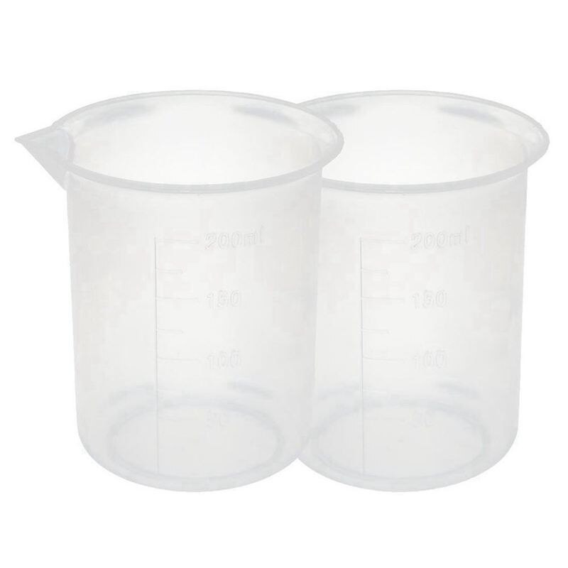 Kitchen Lab Graduated Beaker Clear Plastic Measuri... – Vicedeal