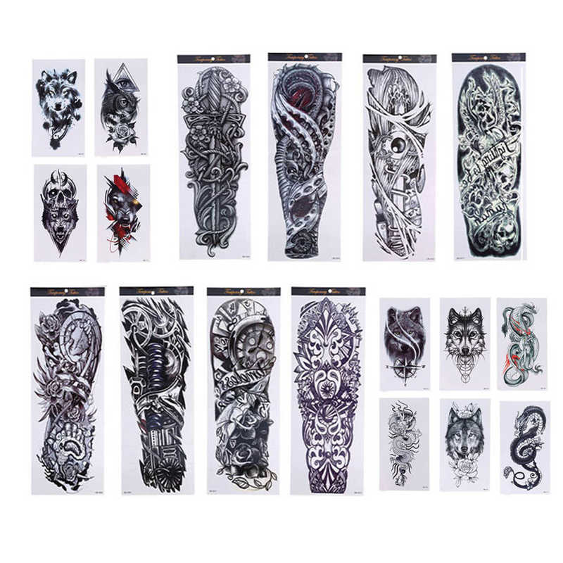 Tattoo Stickers Temporary Tattoo Waterproof Sweatp... – Grandado