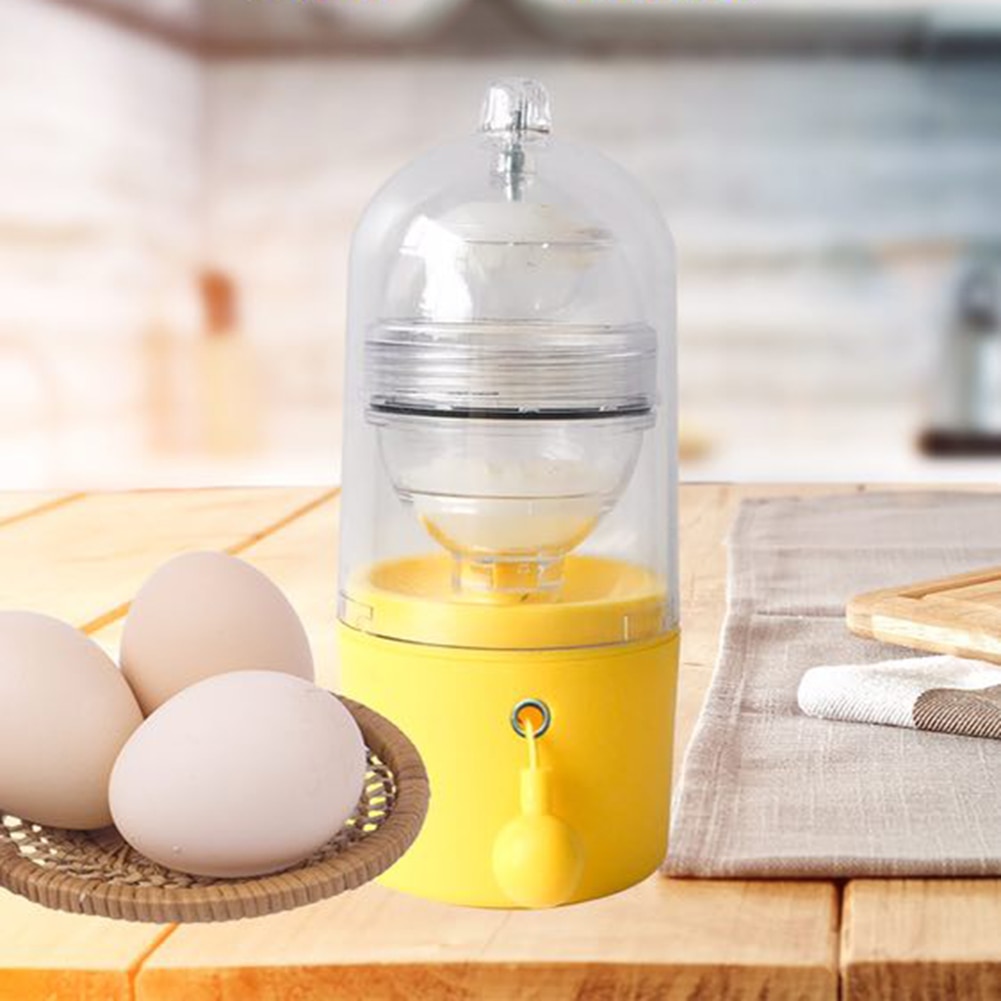 Egg Scrambler Shaker Whisk Hand Powered Golden Egg... – Vicedeal