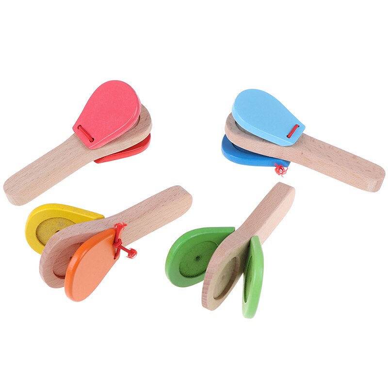 Wooden Percussion Handle Clapping Castanets Board ... – Vicedeal