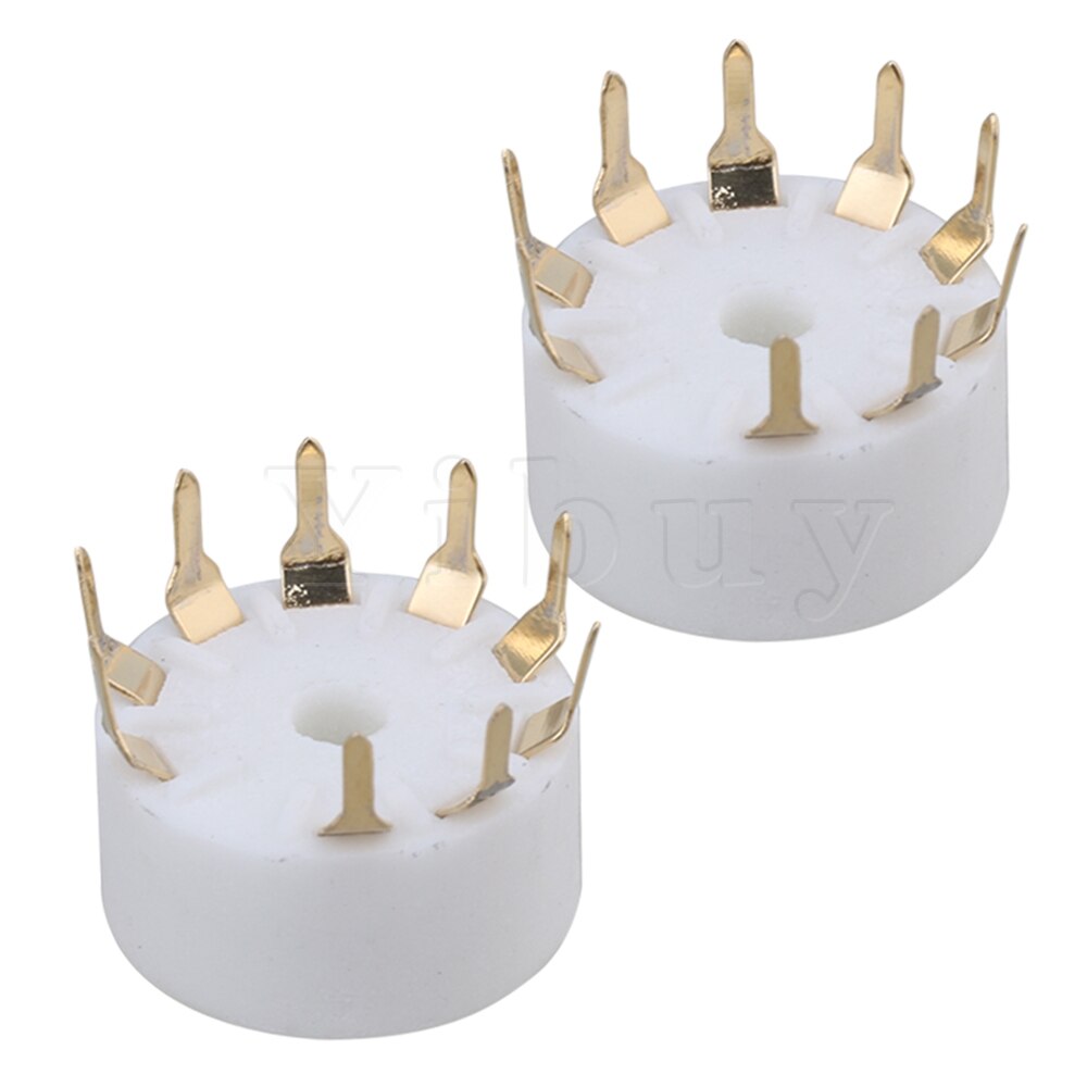 Yibuy White Ceramic 9 Pin Vacuum Tube Socket GZC9-... – Vicedeal