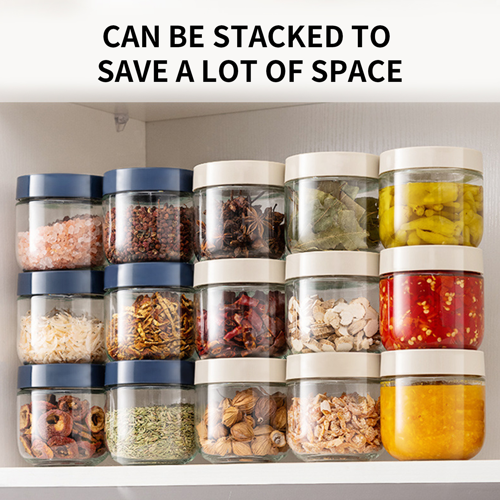 Clear Glass Airtight Canister Kitchen Storage Bott... – Grandado